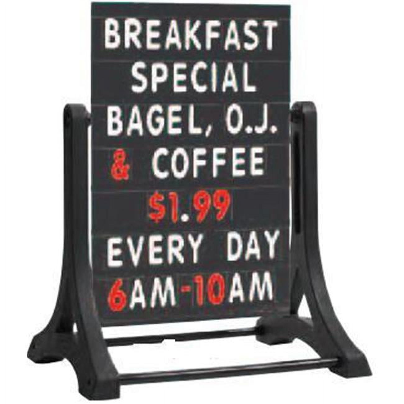 AARCO Products ROC-6 The Rocker- deluxe double sided sidewalk sign with ...