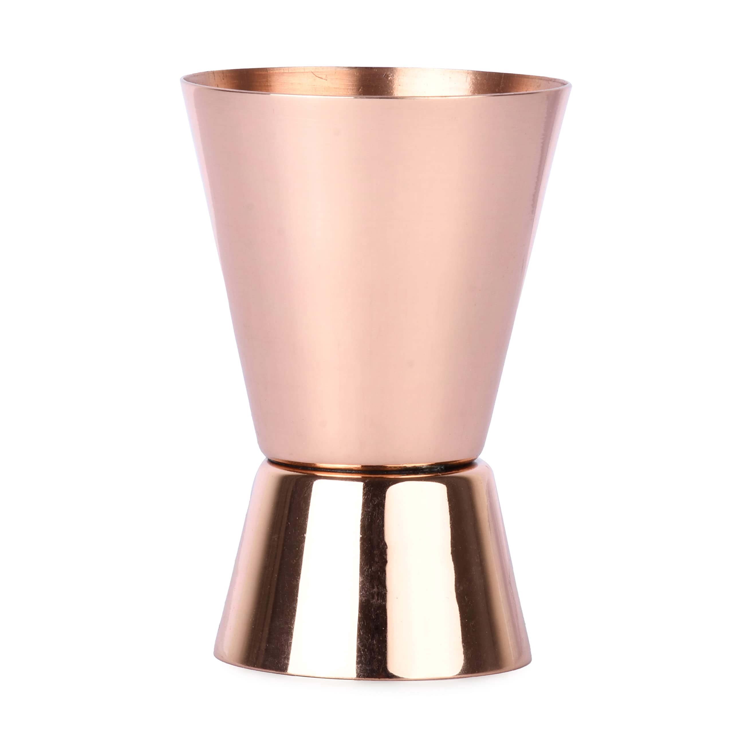 AARGKRAFT Coper Liquor Peg Cocktail Measuring Glass Jigger Bar Shot ...