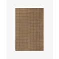 AARISH RUGS Handmade Modern Grid Funkis Design Chestnut/Black Hand ...