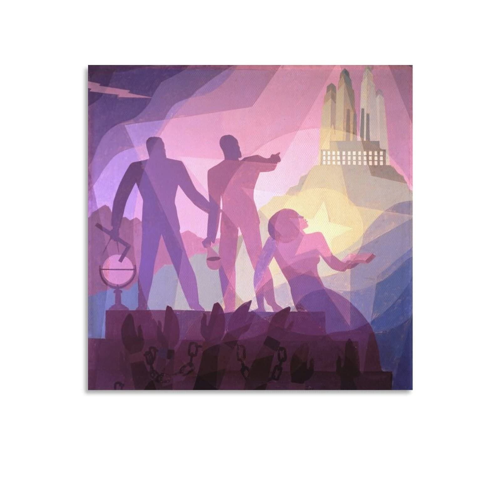 AARON DOUGLAS Aspiration Art Decorative Picture Picture Print Wall Art ...