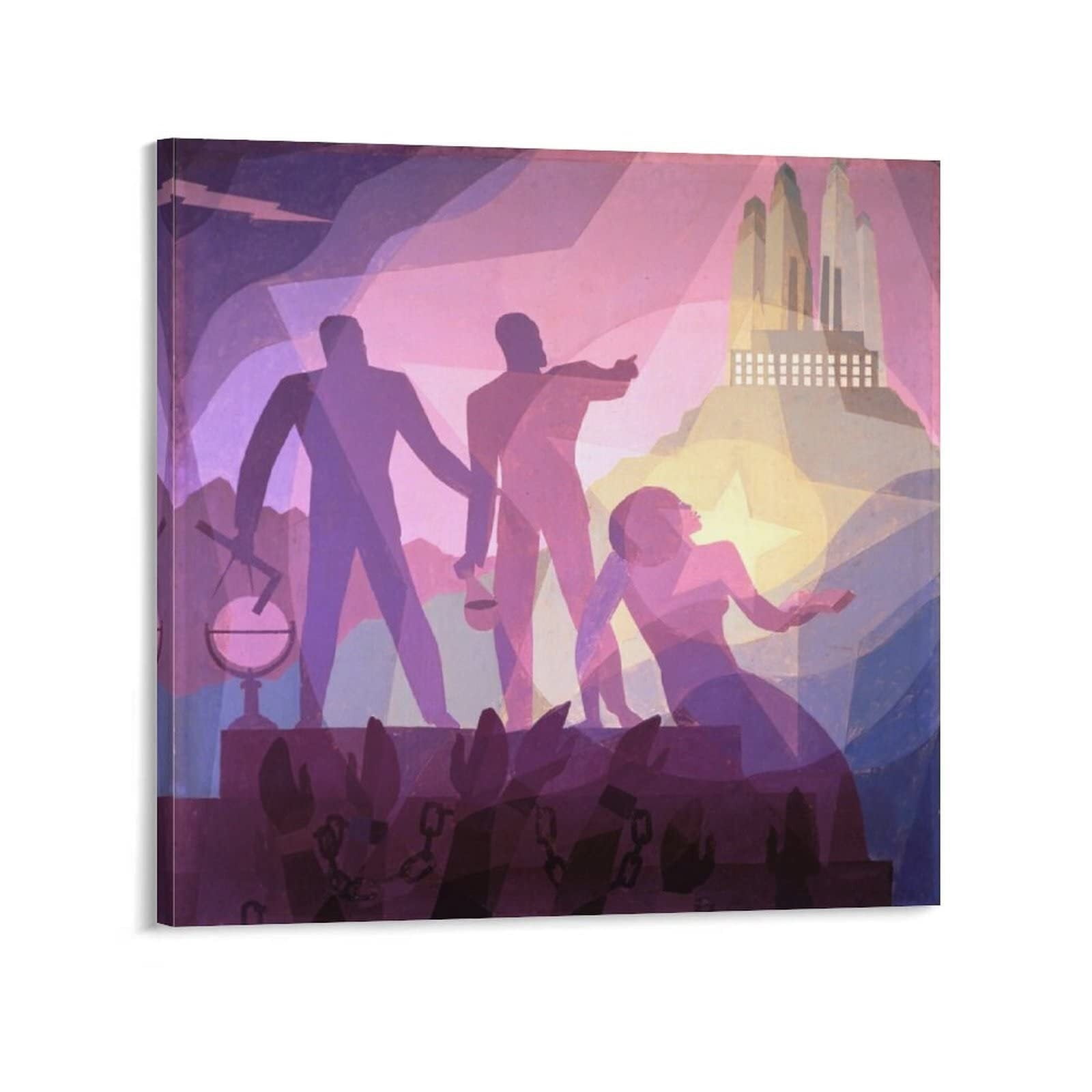 AARON DOUGLAS Aspiration Art Decorative Picture Picture Print Wall Art ...