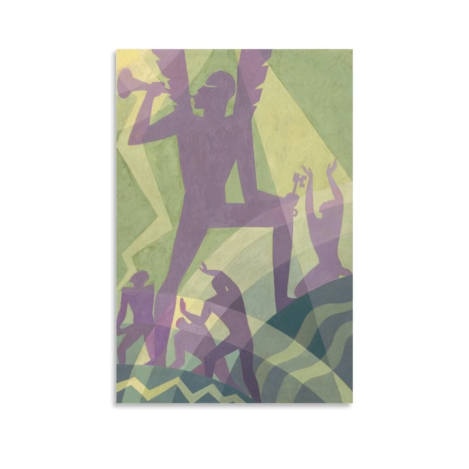 AARON DOUGLAS The Judgment Day 1939 Art Decorative Picture Posters Wall ...