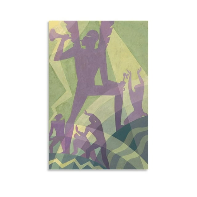 AARON DOUGLAS The Judgment Day 1939 Art Decorative Picture Posters Wall ...