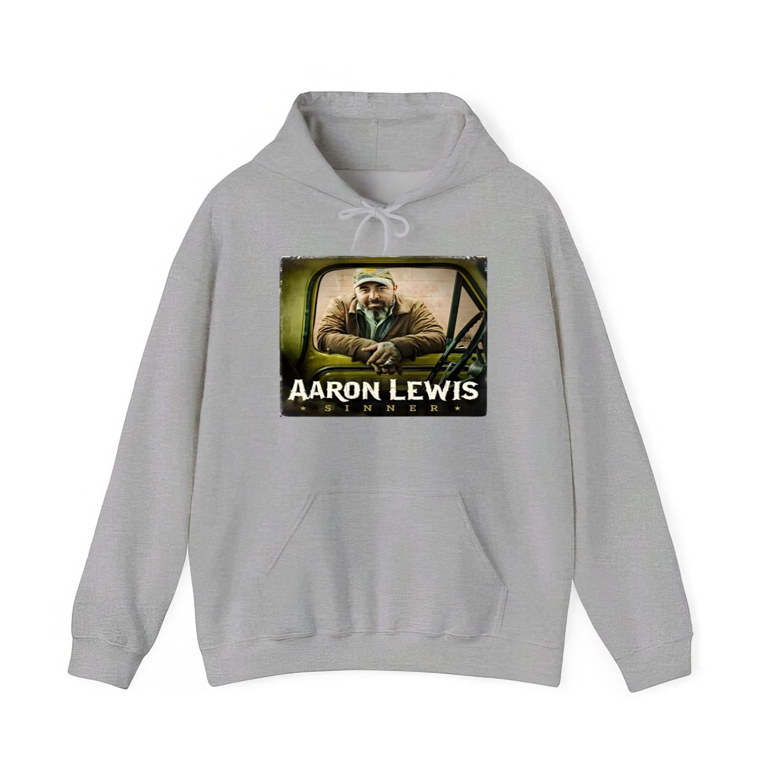 AARON LEWIS T SHIRT sinner vinyl cd cover SMALL MEDIUM LARGE XL ...