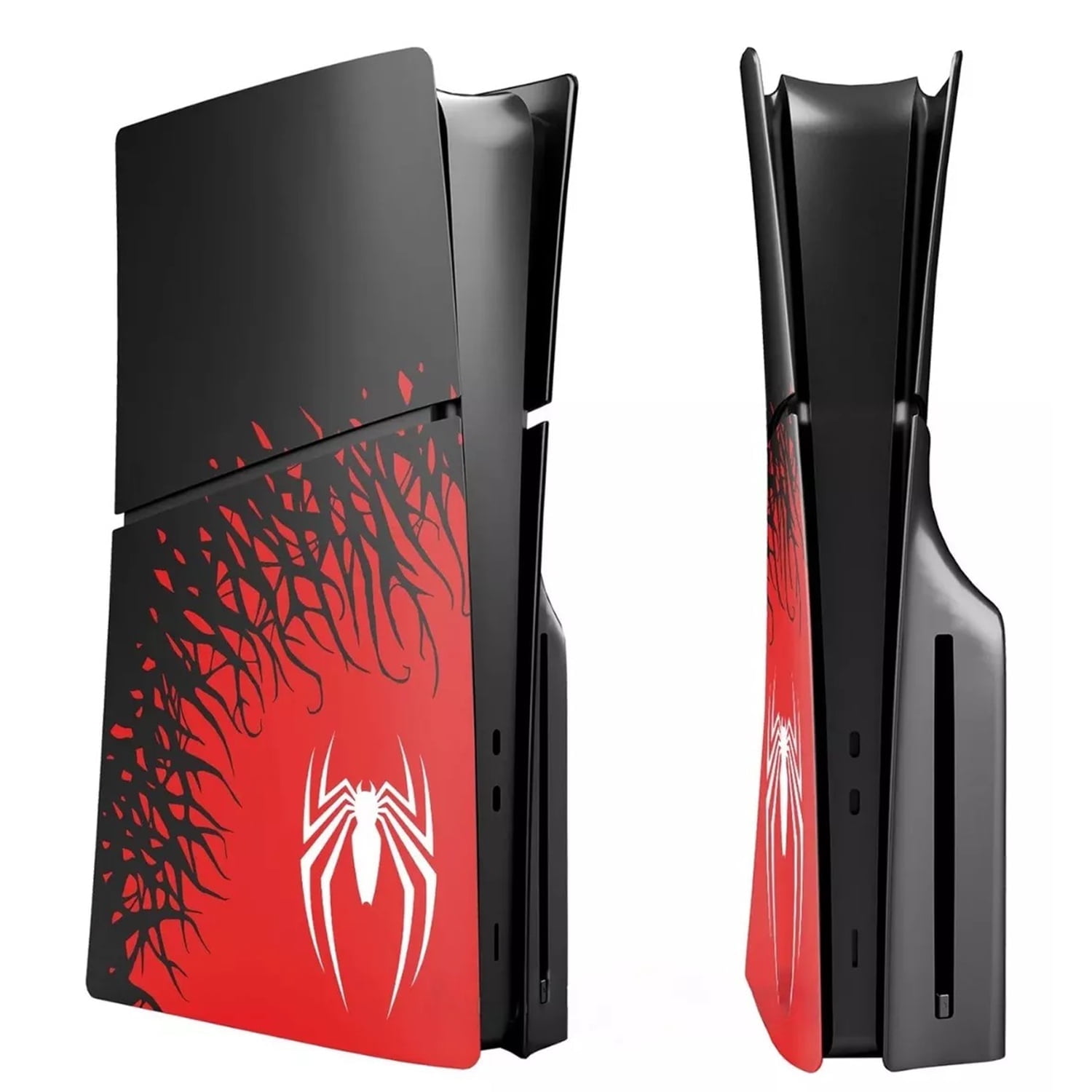 Premium ABS PS5 Slim Accessories - Spider Pattern Skin Shell Cover ...