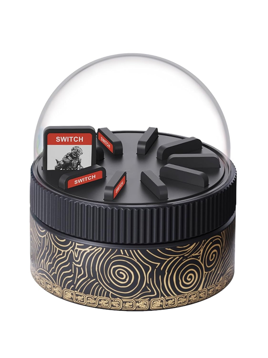 AARONMEI Rotating Game Card Case for Nintendo Switch & PS Vita, Black ...