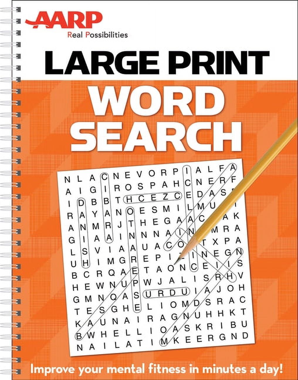 AARP Senior's Large Print Word Search Puzzle Book - Walmart.com