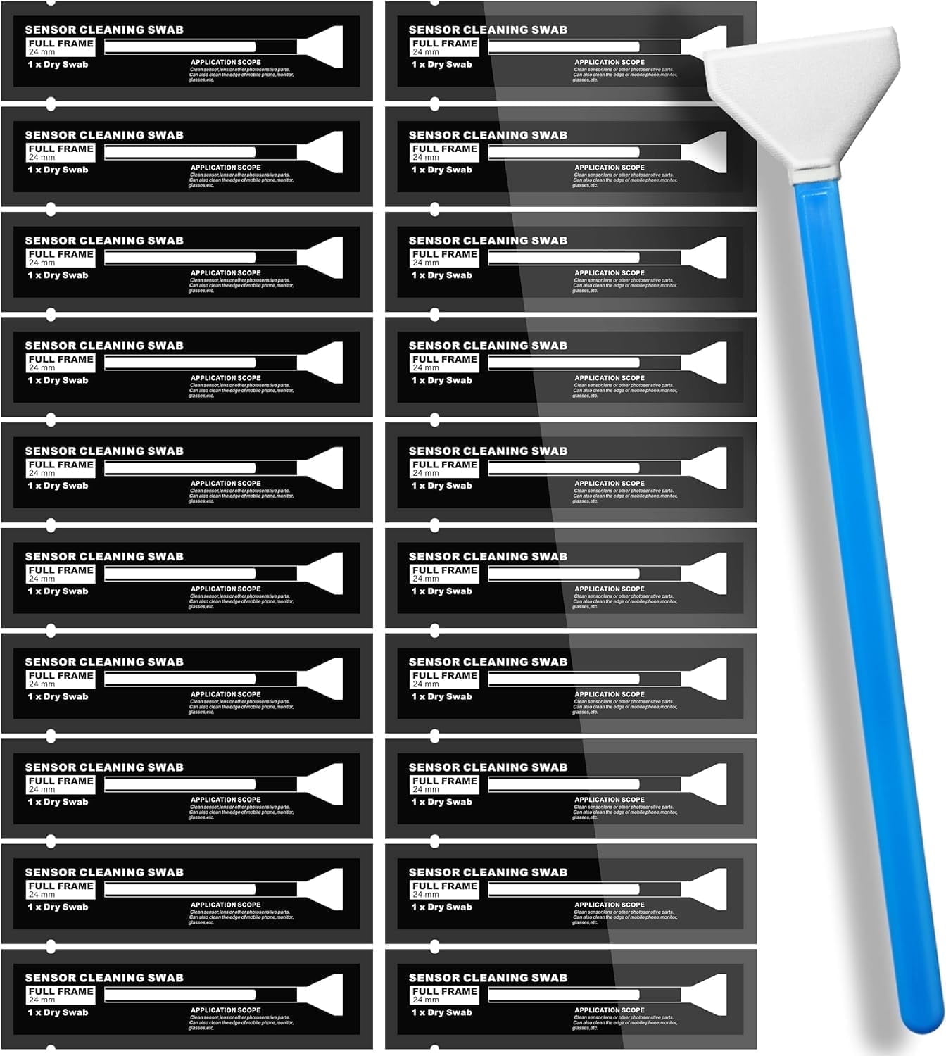 AAWipes Camera Sensor Cleaning Kit – 20 Pack of 24mm Sensor Cleaning ...