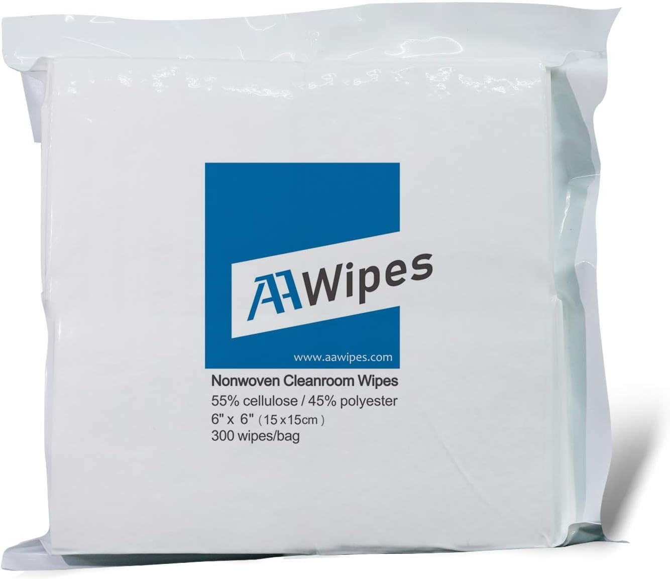 AAWipes Delicate Task Wipers 6" x 6" (Bag of 300 Pcs) Cleanroom Wipes ...