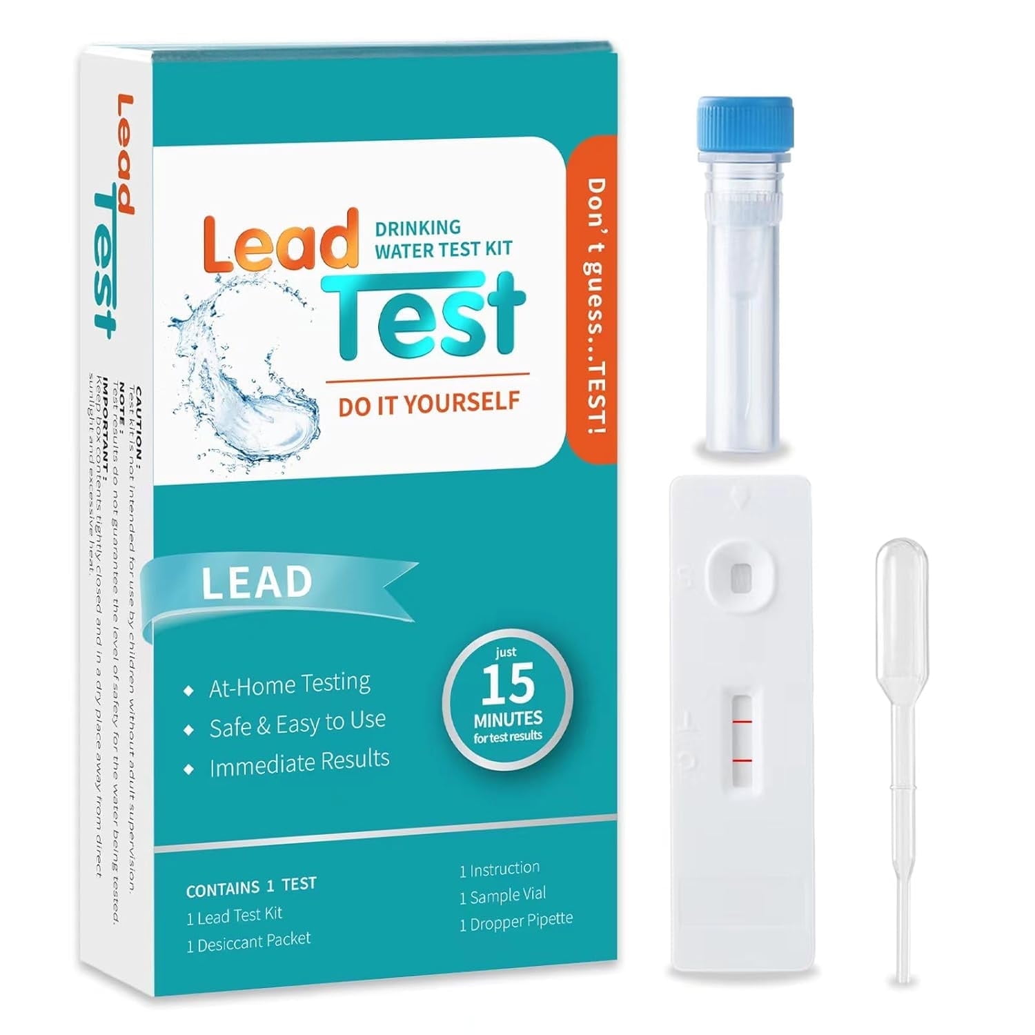 AAWipes Lead in Drinking Water Test Kit (Single Pack) ?Fast 15 Minutes ...