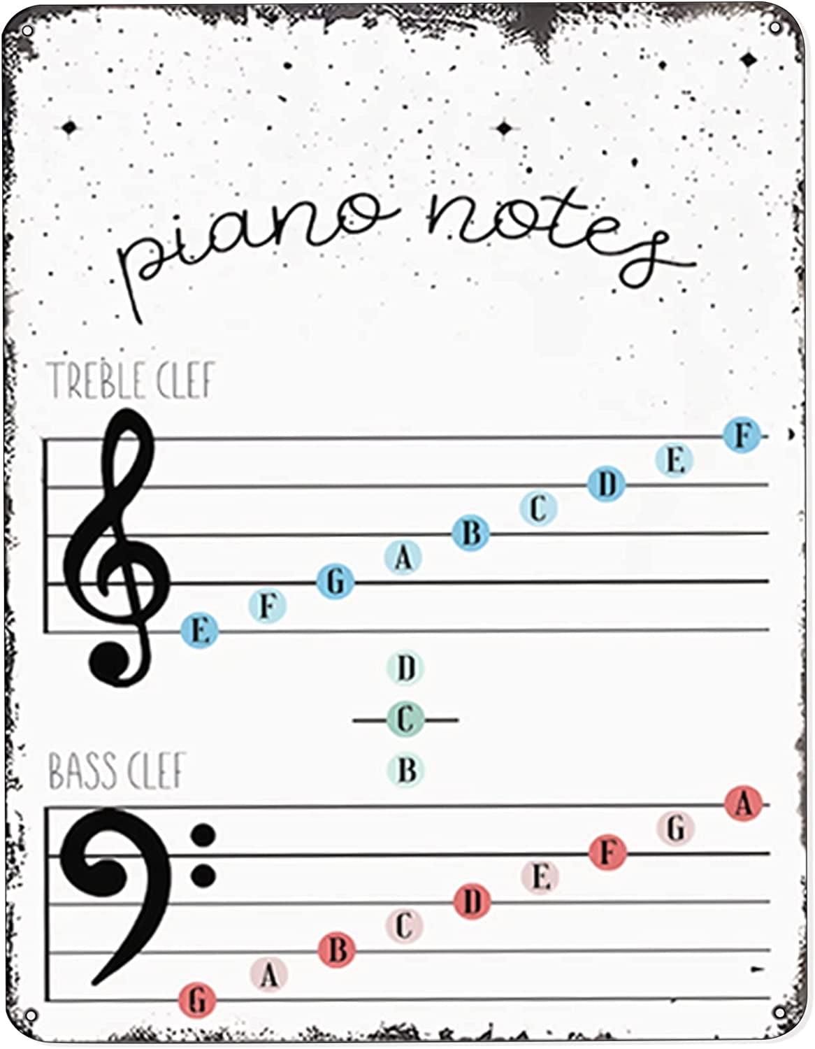 AAXTinsing Music Education, Music Wall Art Theory, Piano Notes, Bass ...