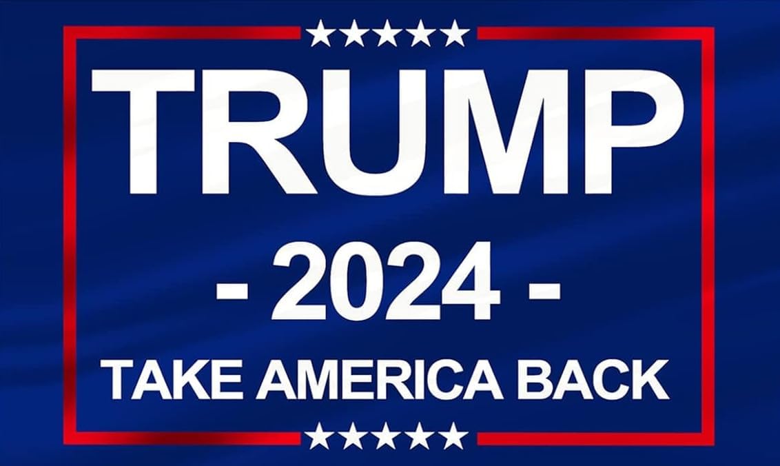 AAXTinsing Vintage 2024 Trump Take America Back! Aluminium Metal Tin ...