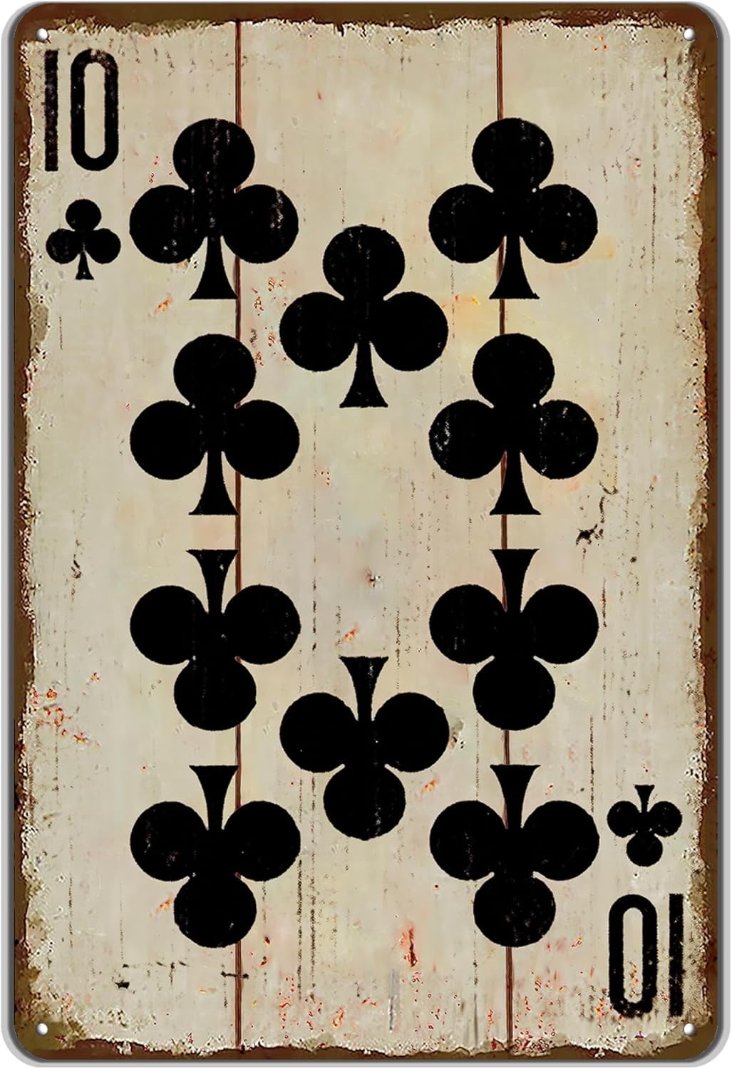 AAXTinsing Vintage Poker Wall Decor Metal Sign Retro tin Sign Wall ...