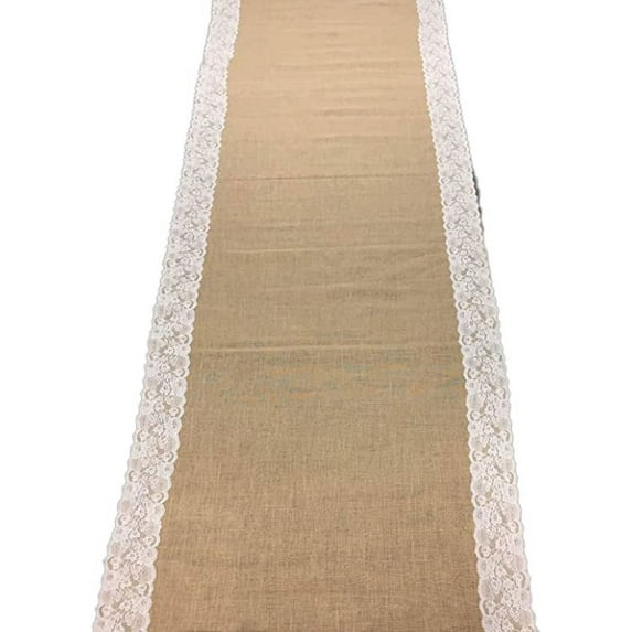 AAYU Brand - Premium 40 inch x 15 feet Long Wide Burlap Wedding Aisle ...