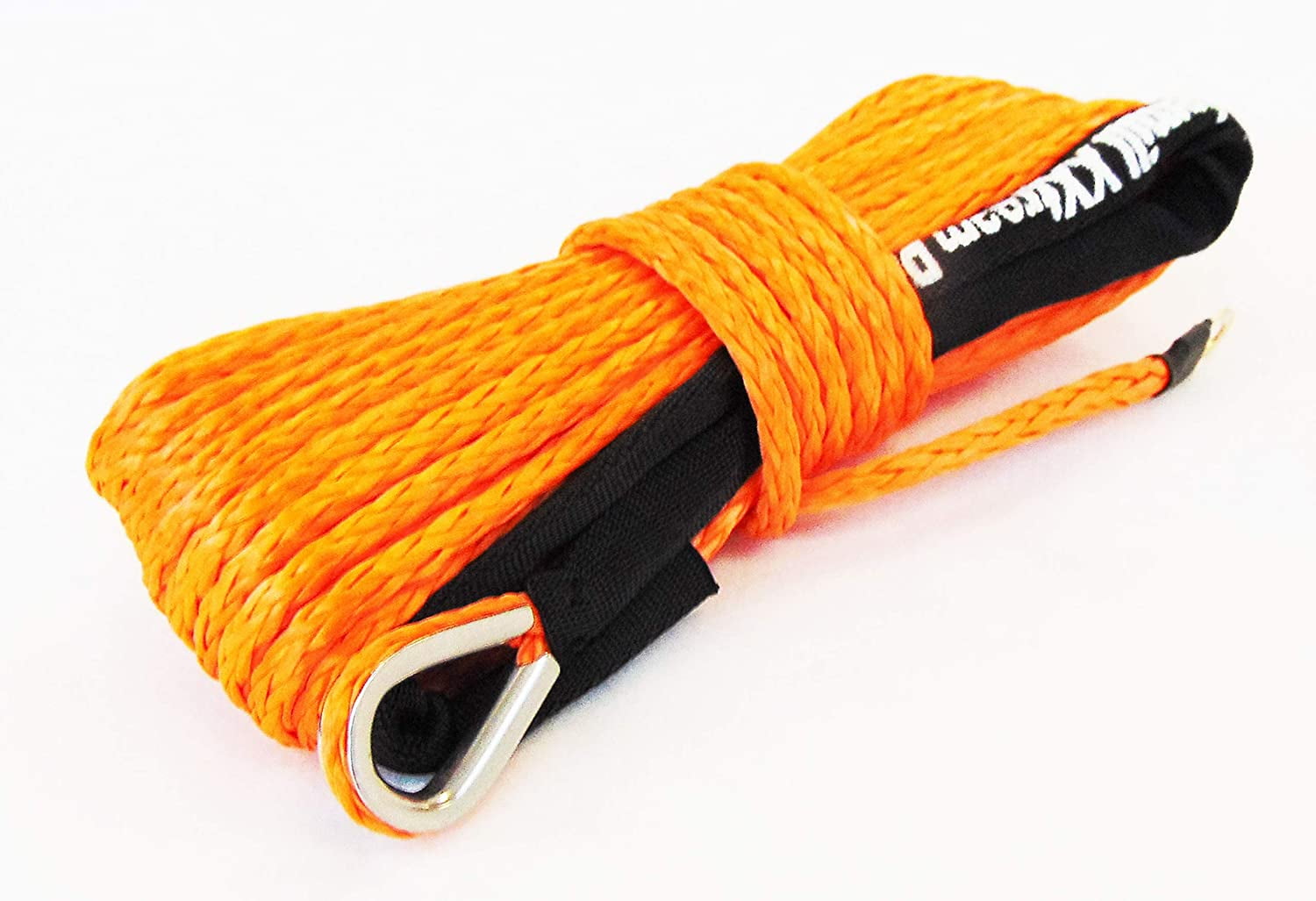 AAYU Brand - Synthetic Winch Rope 1/4" X 50ft Orange - SUV, UTV, ATV ...