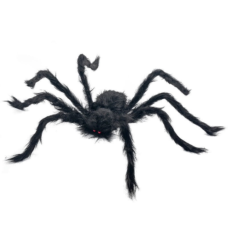 AAYUM Halloween Outdoor Decoration Hairy Spider With Red Eyes Horror ...