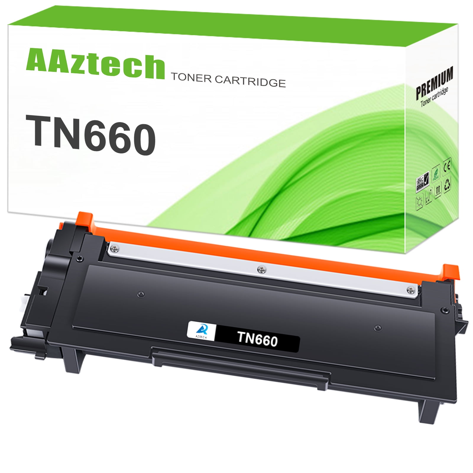 AAZTECH 1-Pack Black Toner Cartridge Compatible for Brother TN-660 ...