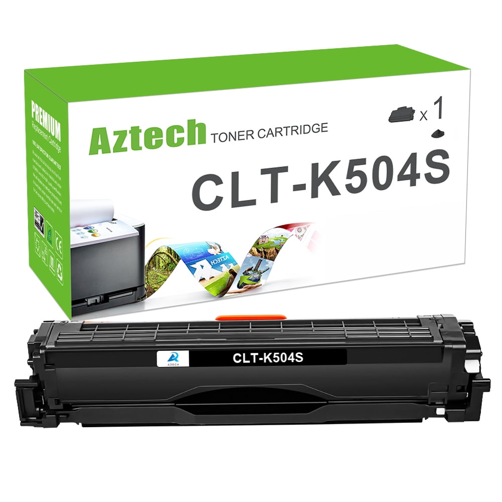 AAZTECH 1-Pack Compatible Toner Cartridge for Samsung CLT-K504S K504 ...