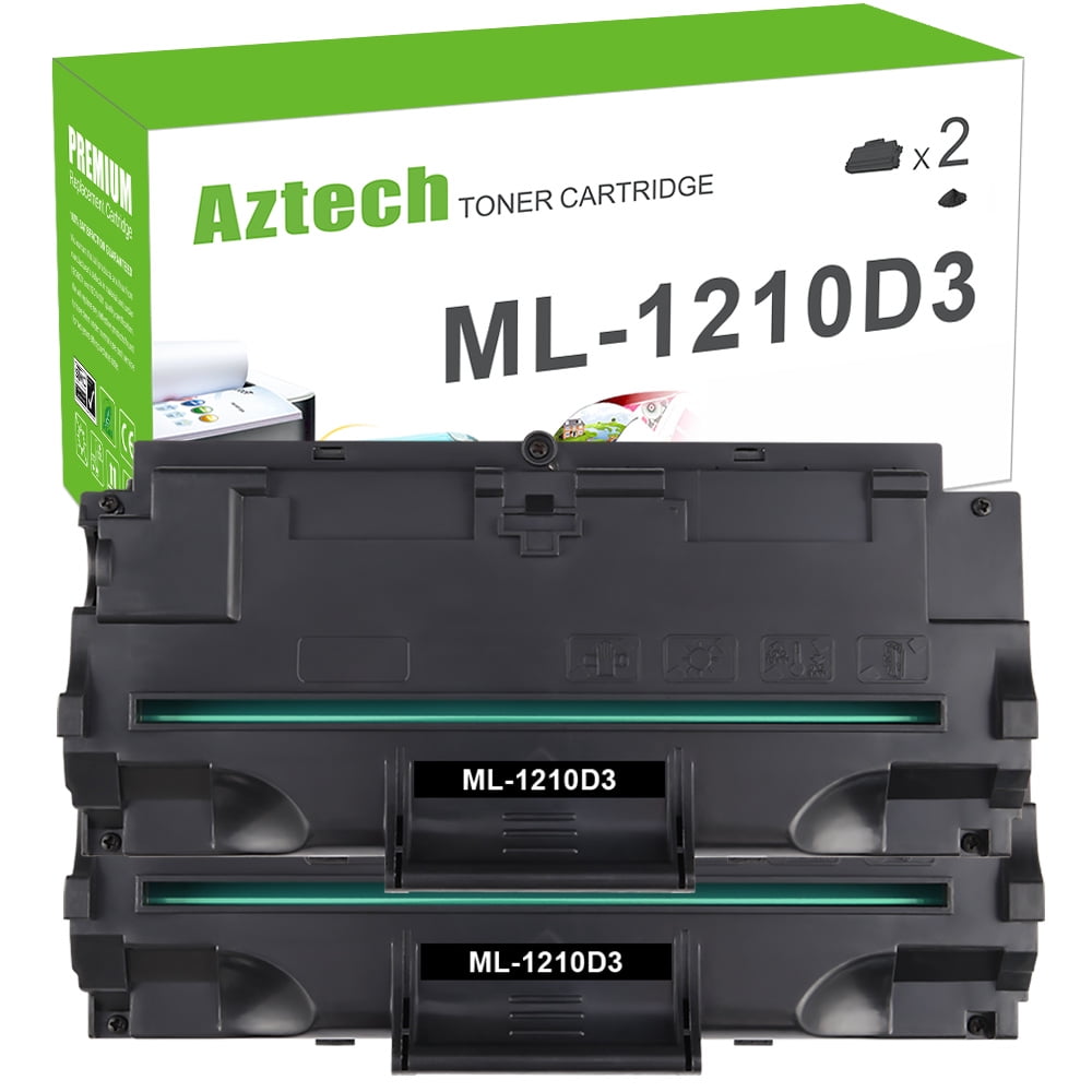AAZTECH 2-Pack Compatible Toner Cartridge for Samsung ML-1210D3 Work with ML-1010 ML-1020M ML ...