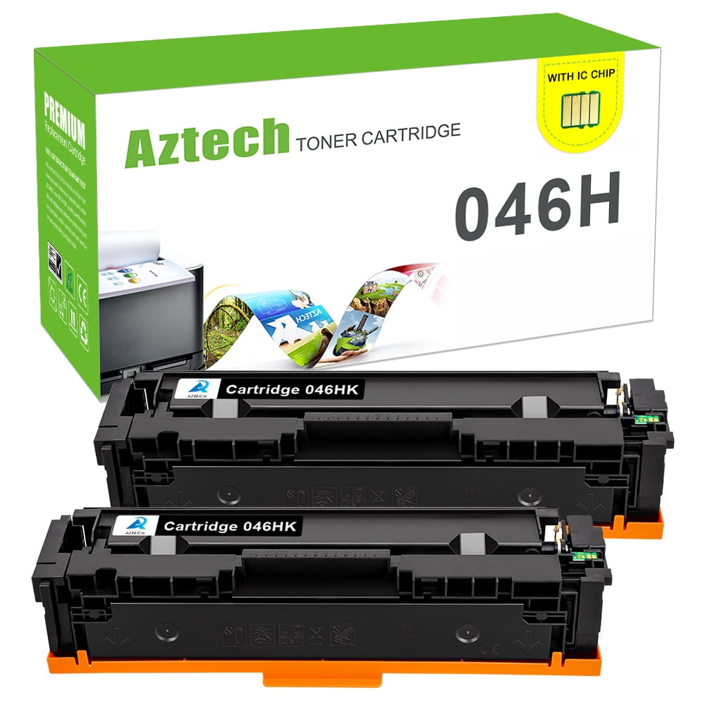 AAZTECH 2-Pack Compatible Toner Cartridge for Canon 046H imageCLASS ...