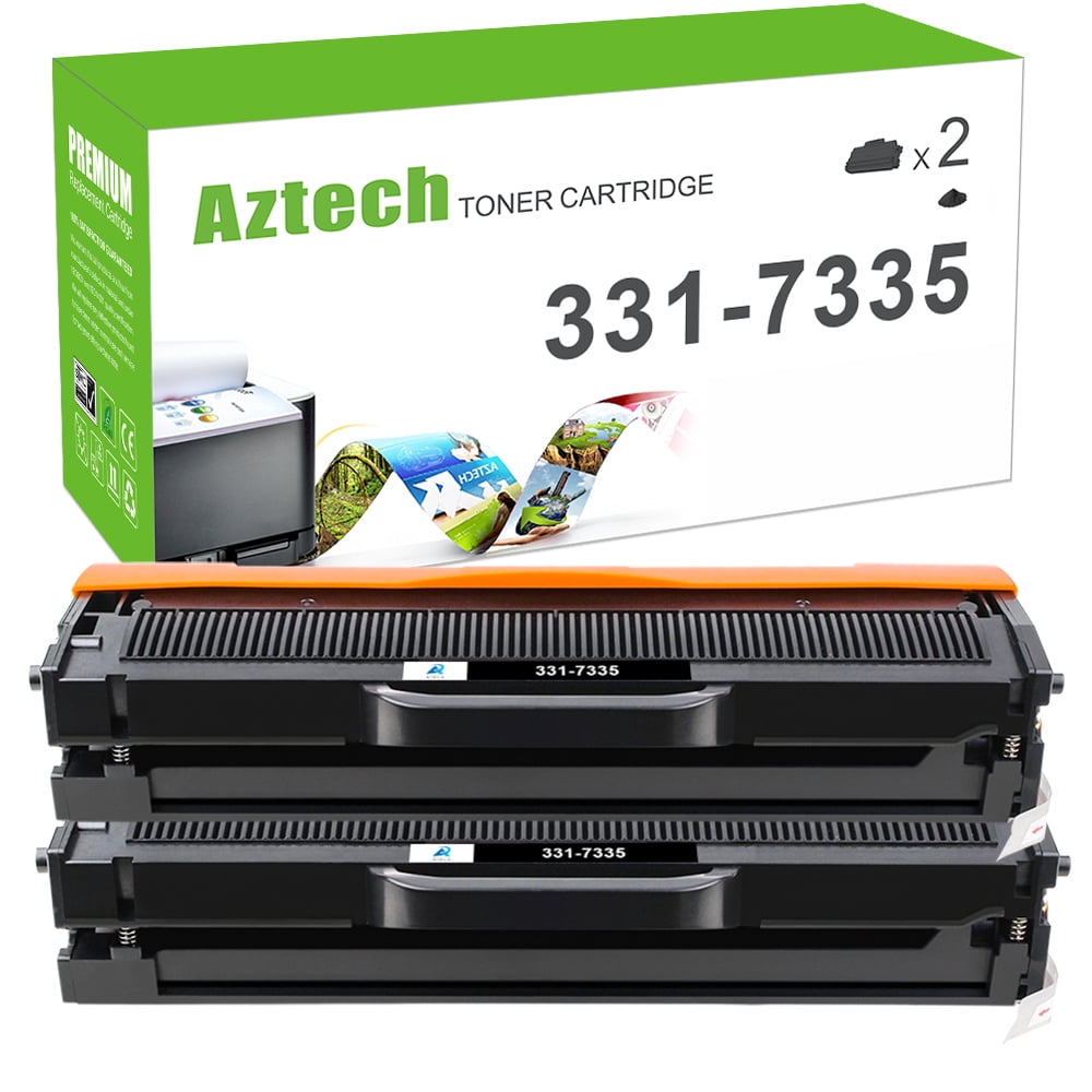 AAZTECH 2-Pack Compatible Toner Cartridge for Dell 331-7335 B1160 ...