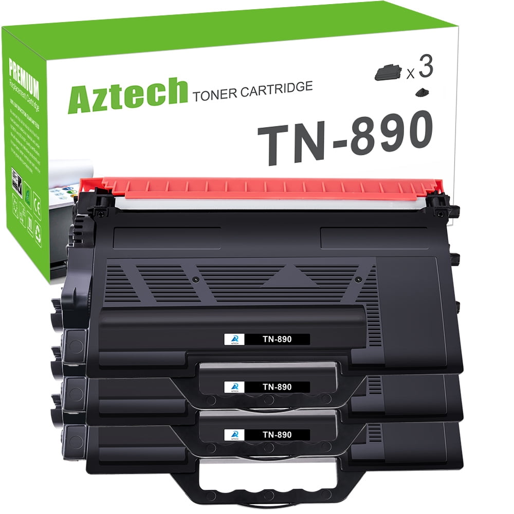 AAZTECH 3-Pack Compatible Toner Cartridge for Brother TN-890 HL-1110 ...
