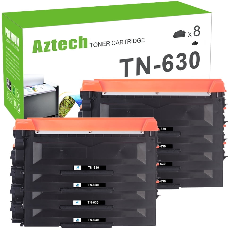 AAZTECH 8-Pack High-Quality Compatible Toner Cartridge for Brother TN ...