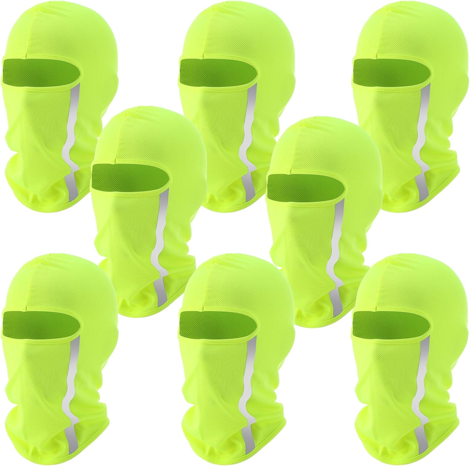 AAZZ 8 Pcs Summer Balaclava Cooling Full Face Ski Mask Men Women with ...