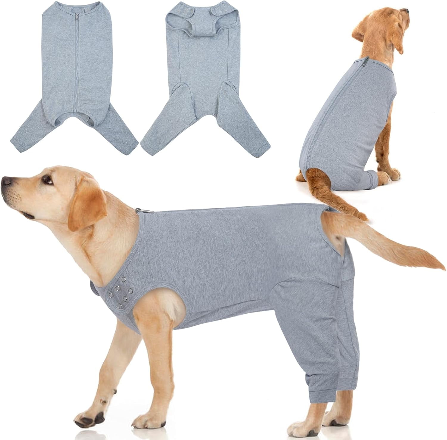 AAZZ Dog Recovery Suit,Thigh Wound Protective Sleeve for Dogs,Anti ...