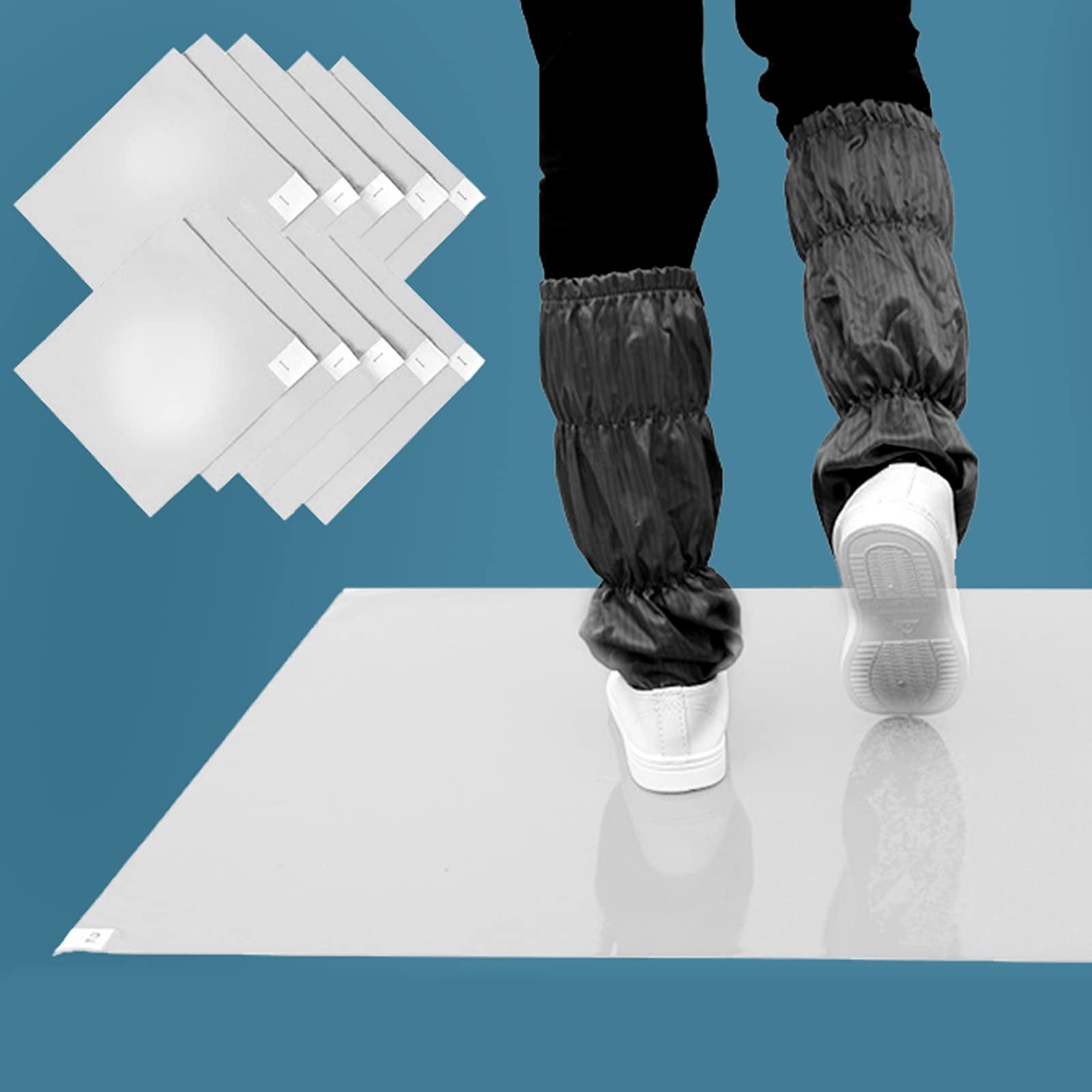 AAwipes Construction Sticky Mats 24" x 36" 300 Sheets (White, Case of ...