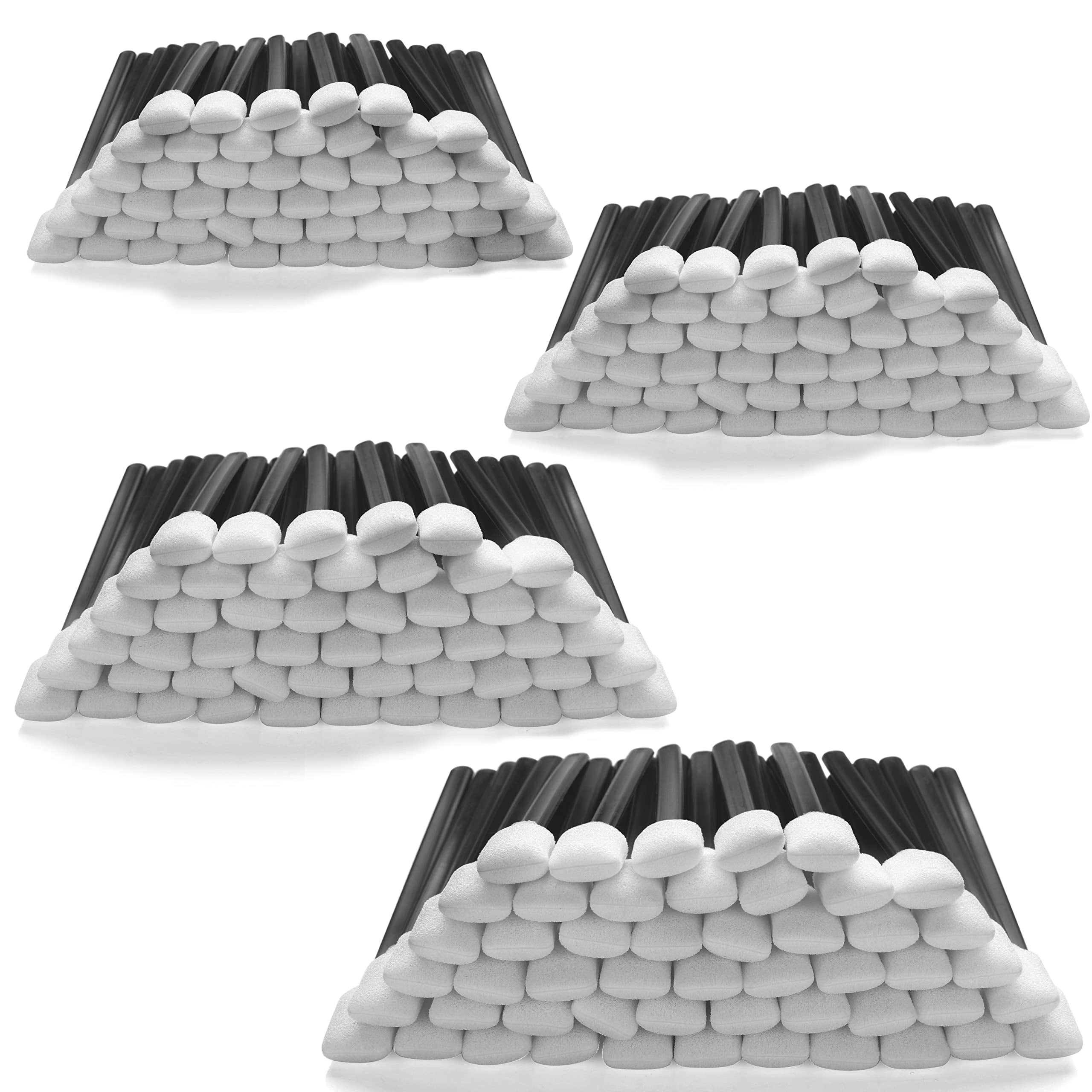 AAwipes Foam Swabs (200 pcs, 5.25", Black) - Lint Free Foam Tip Swab ...