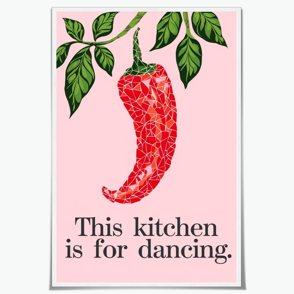 AAxxposter Retro Food Wall Art Chilli Disco Ball Artwork Aesthetic ...