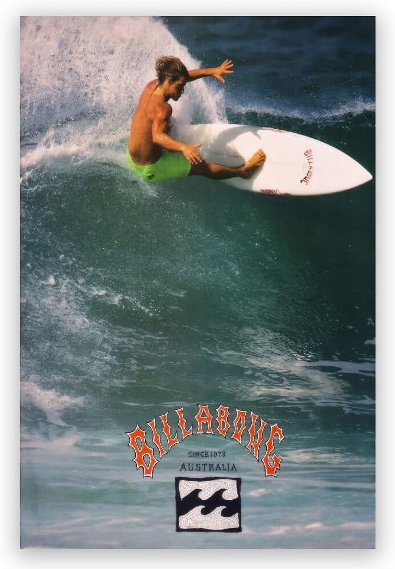 AAzaqTin-1990 Surf Poster Vintage Surfing Posters Retro Ocean Print ...