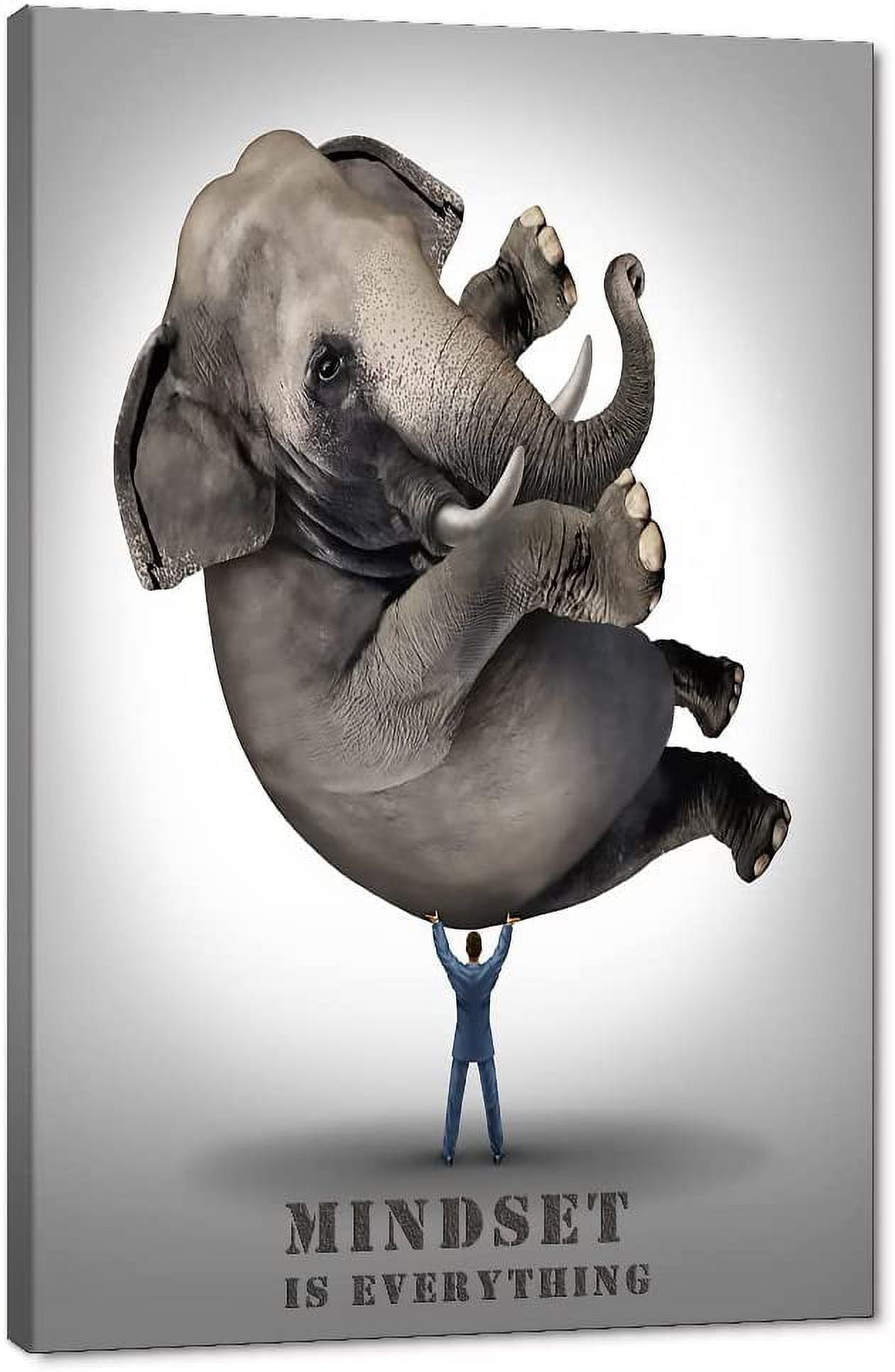 AAzaqTin-Abstract Large Canvas HD Print Painting Pictures Mindset is ...