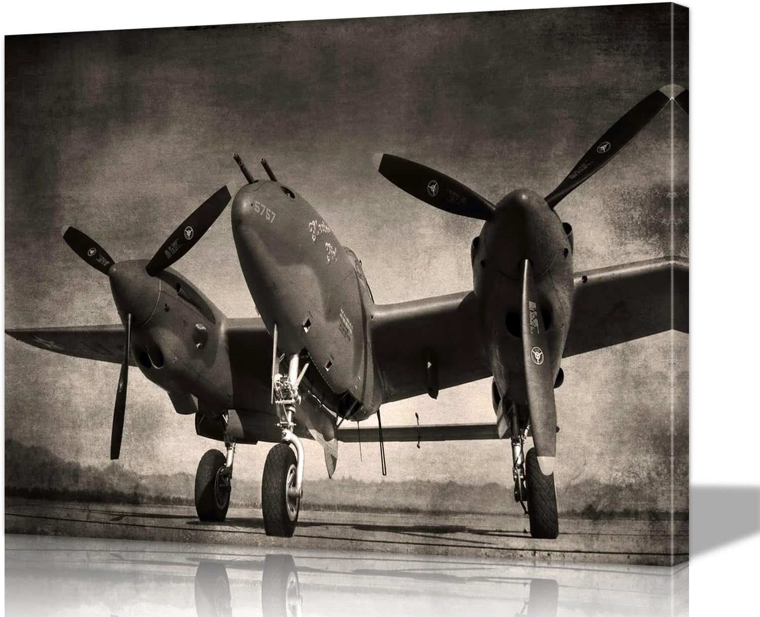 AAzaqTin-Airplane Propeller Wall Decor Lockheed P-38 Airplane Pictures ...