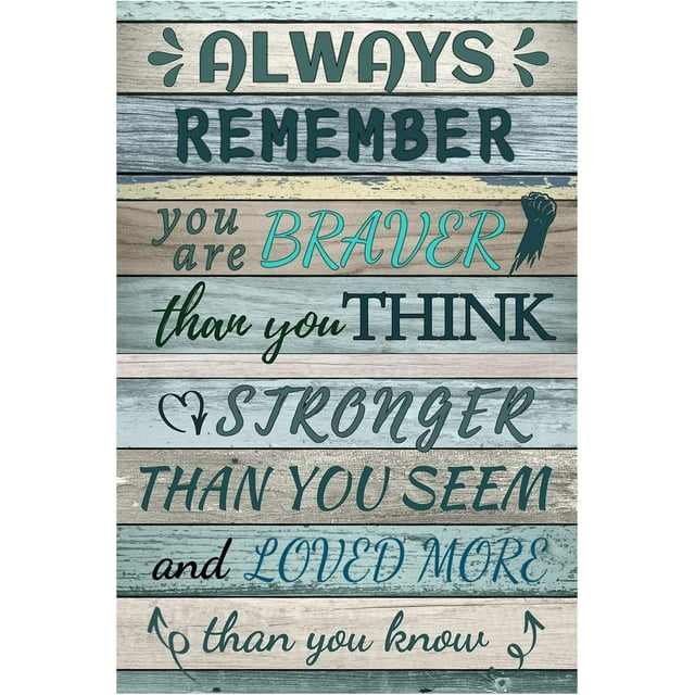 AAzaqTin-Always Remember You Are Braver Than You Think. Inspirational ...