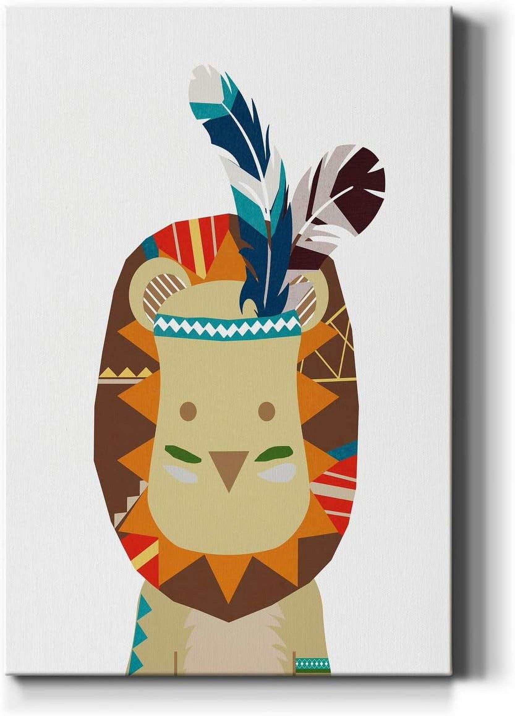 Asdg12s-Canvas Animal Wall Art Decorations Paintings & Prints Tribal ...