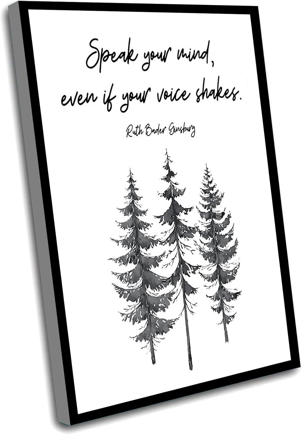 AAzaqTin-Canvas Farmhouse Wall Art,Ruth Bader Ginsburg Quote ...