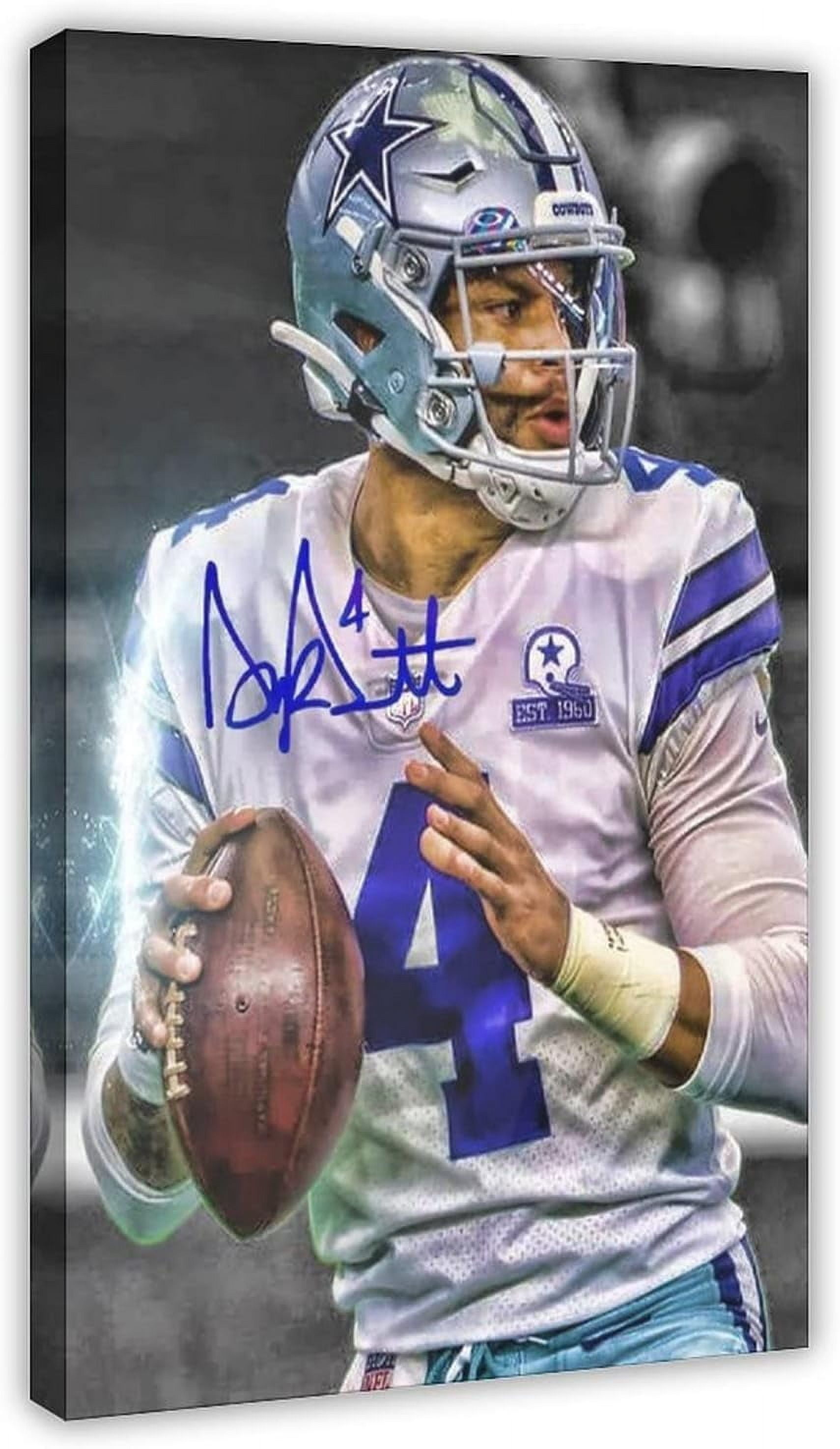 AAzaqTin-Dak Prescott Poster Canvas Poster Bedroom Decor Sports ...