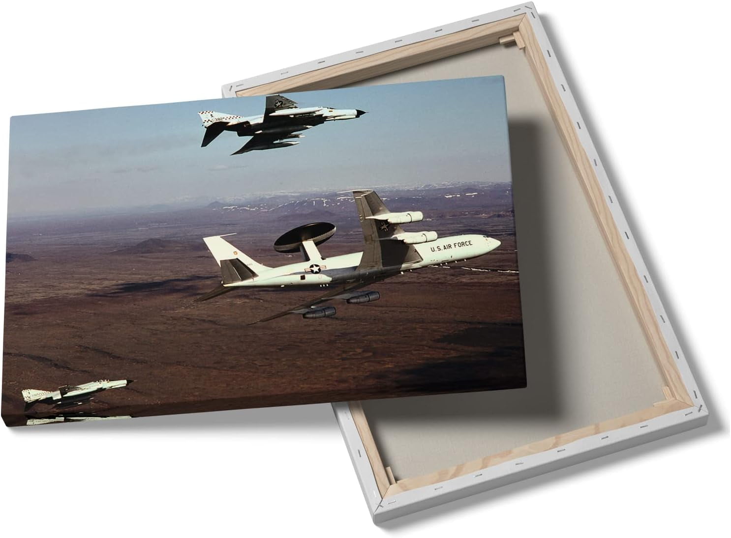 AAzaqTin-E3 Airplane Wall Art Decor Aviation Canvas Prints Boeing E3 ...