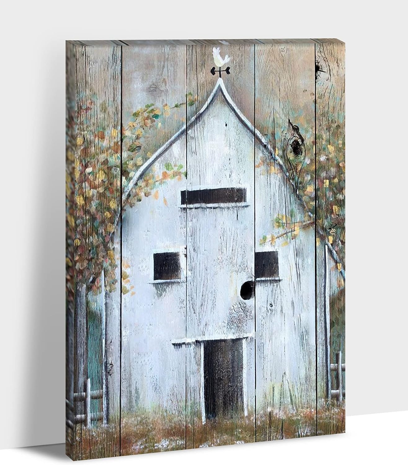AAzaqTin-Farmhouse Wall Art - Barn Pictures Art, Vintage Canvas Prints ...