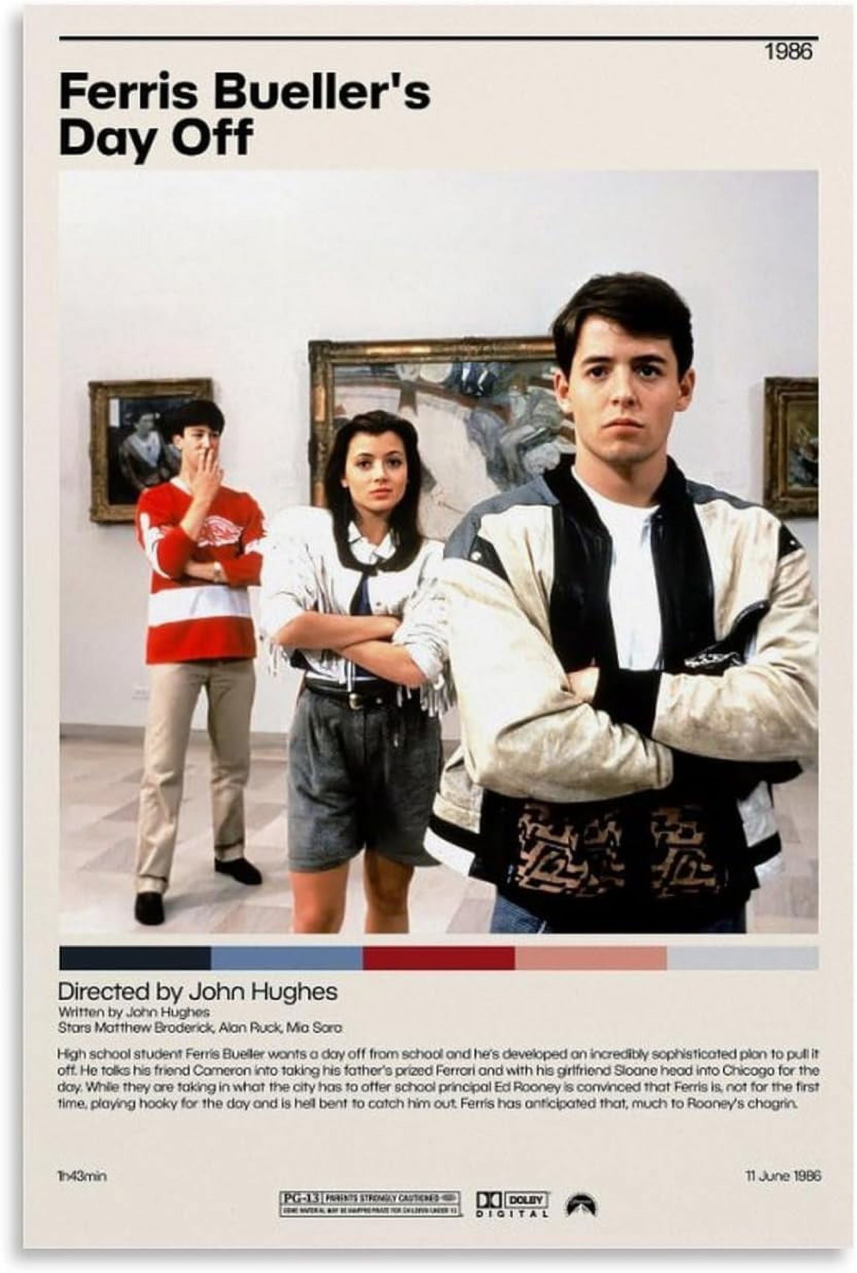 AAzaqTin-Ferris Bueller's Day Off Minimalist Movie Poster Vintage ...