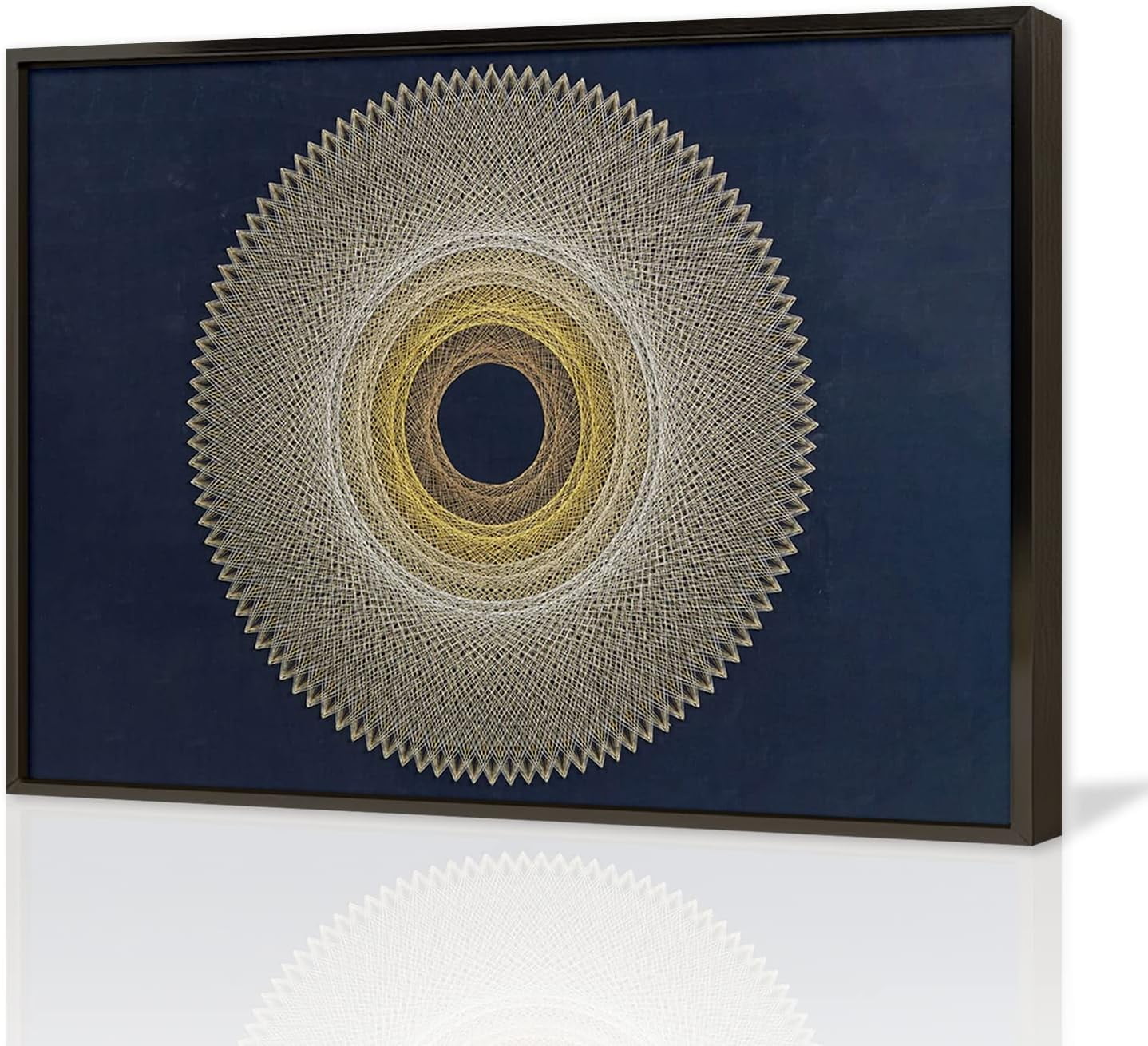 AAzaqTin-Geometric Circle Vector Art Canvas Painting Modern Abstract ...