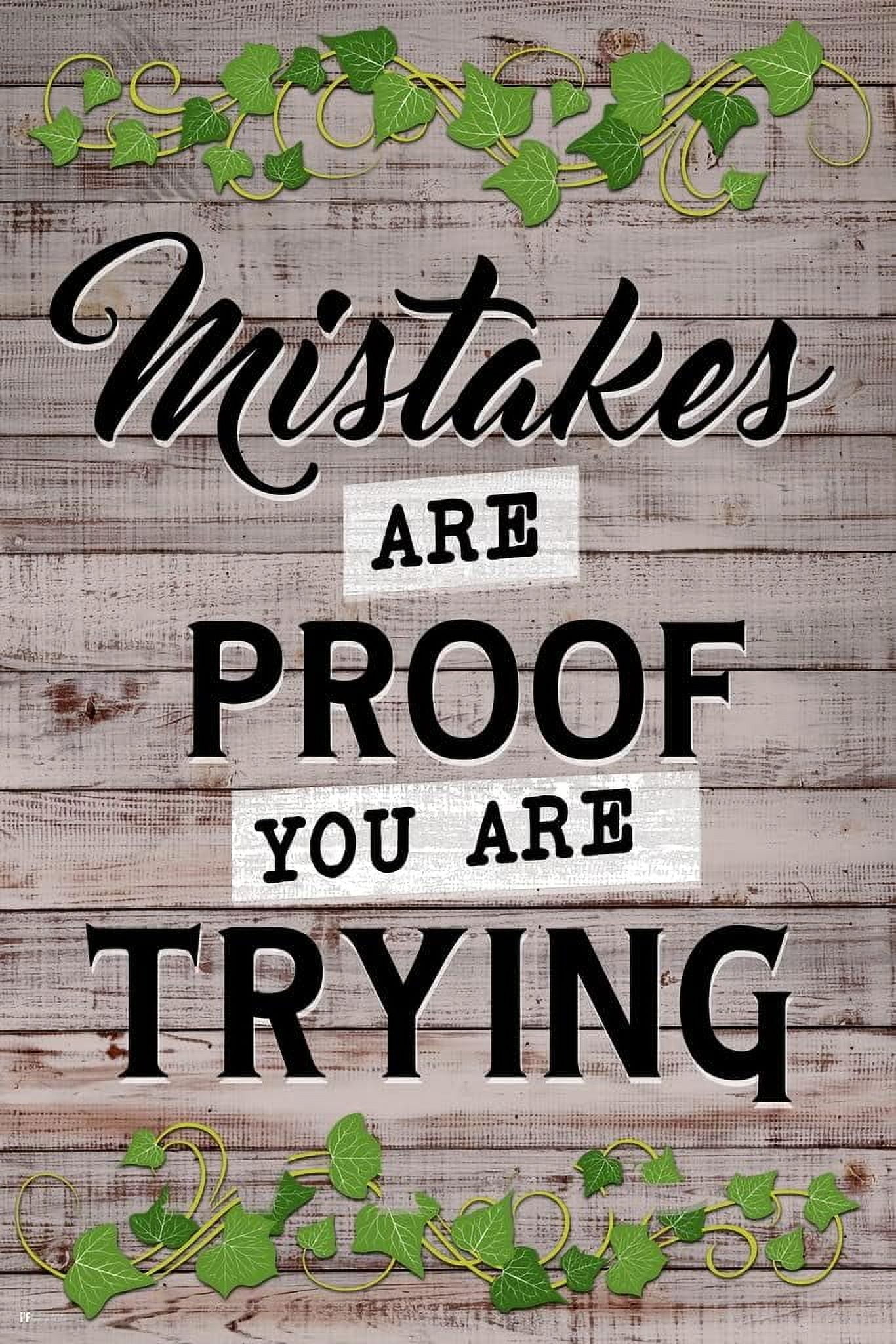 AAzaqTin-Growth Mindset Mistakes Poster For Classroom Decoration ...