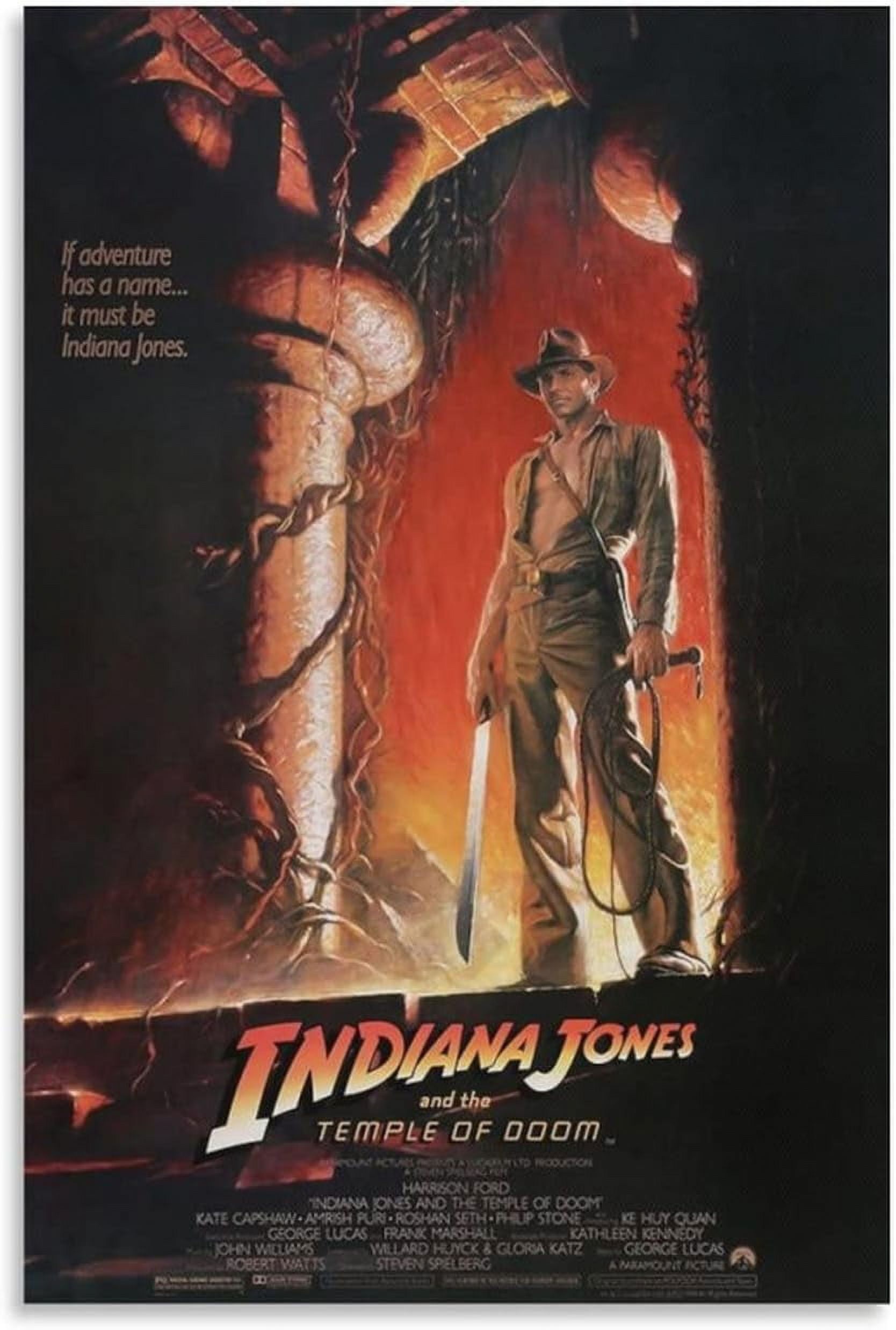 AAzaqTin-Indiana Jones and The Temple of Doom Movie Poster Poster ...