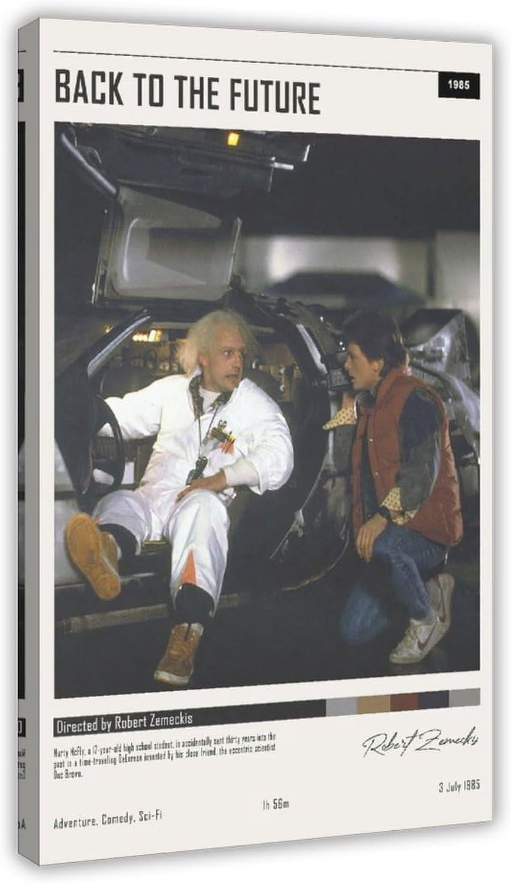 AAzaqTin-Movie Poster Back To The Future Canvas Poster - Walmart.com
