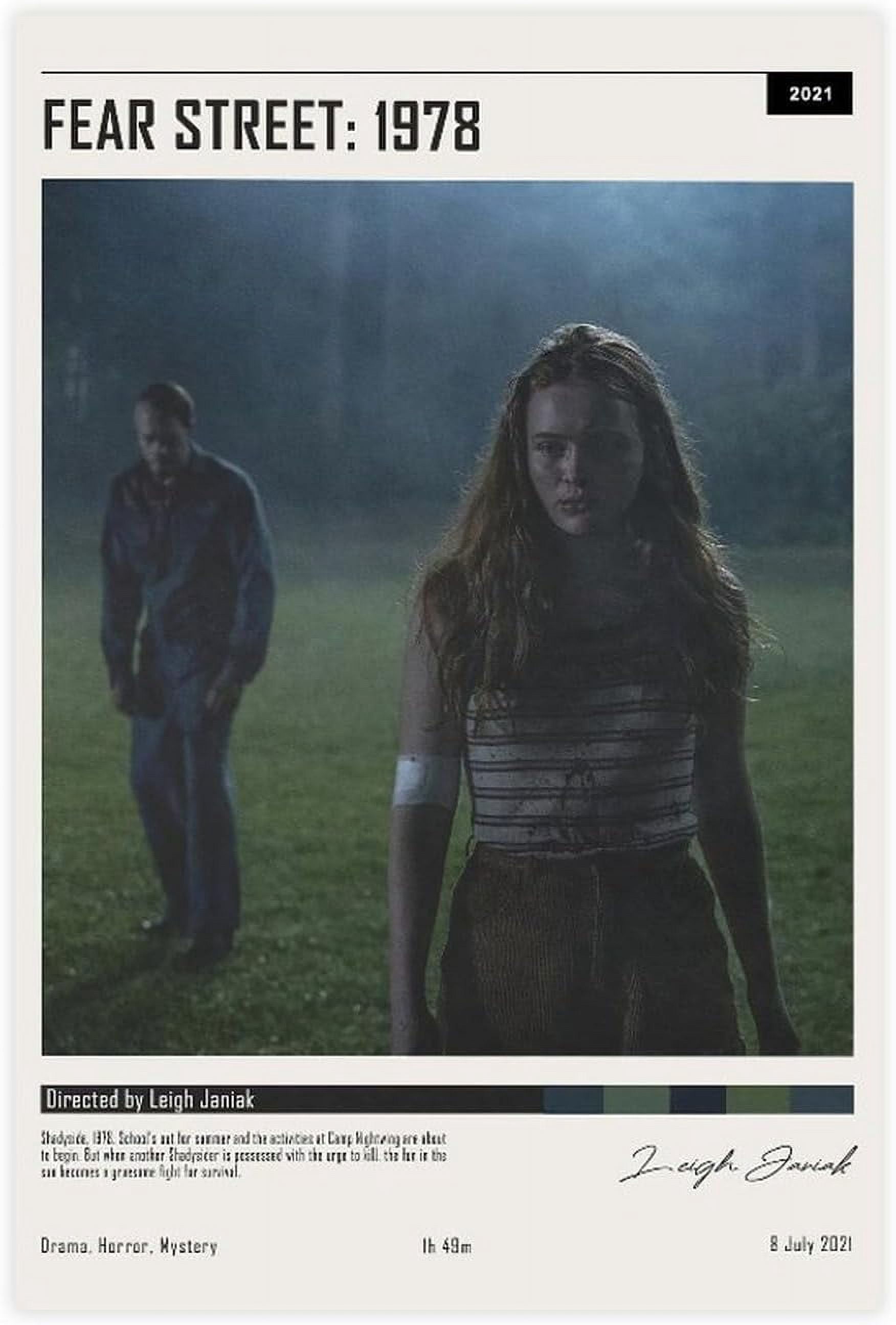 AAzaqTin-Movie Poster Fear Street Canvas Poster Unframe: - Walmart.com