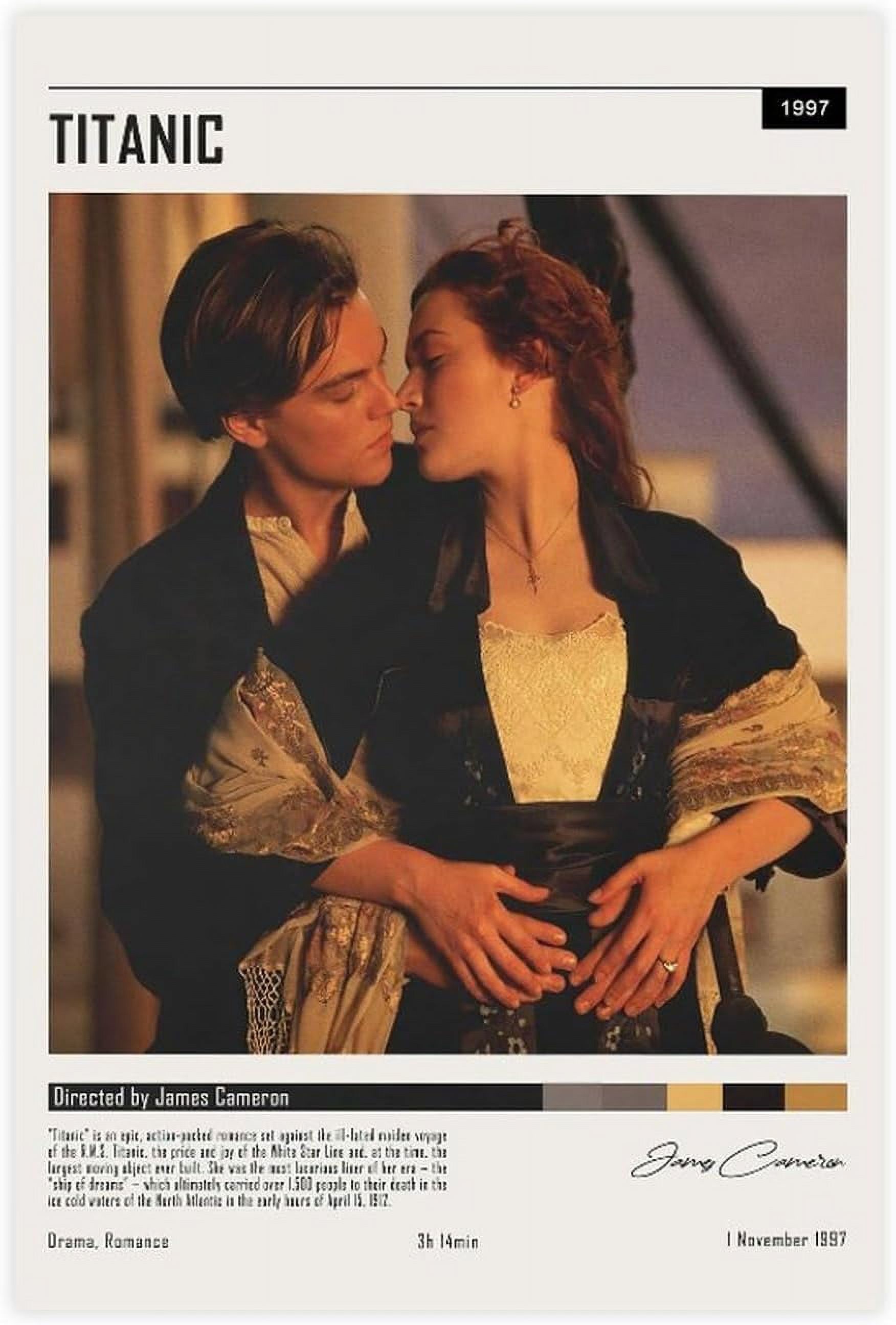 AAzaqTin-Movie Poster Titanic Canvas Poster Unframe: - Walmart.com