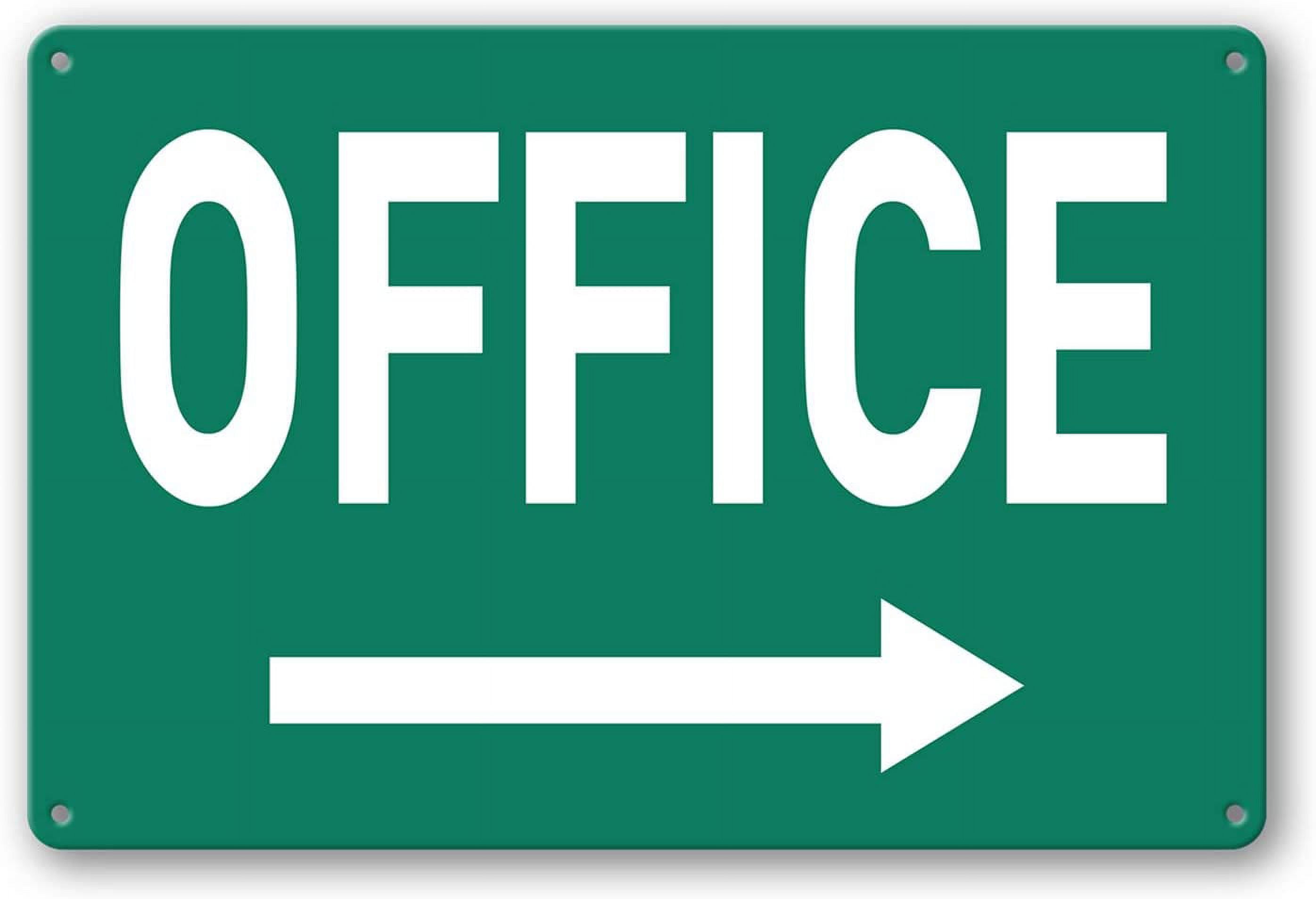 AAzaqTin Office Sign With Right Arrow Office Sign For Doors Outside ...