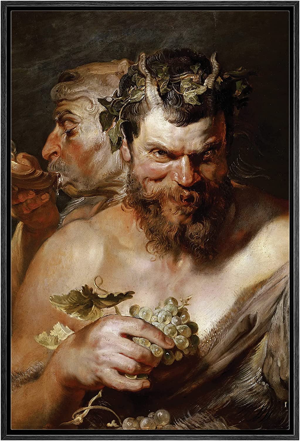 AAzaqTin-Oil Painting of Two Satyrs by Peter Paul Rubens in 161819 ...